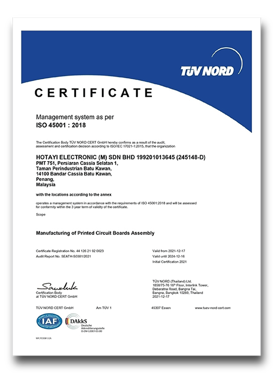 Hotayi Electronic (M) Sdn. Bhd.